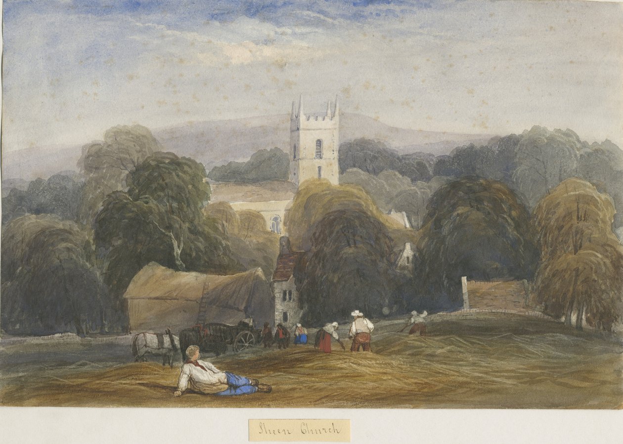 Sheen Church by Lewis John Wood: Buy fine art print