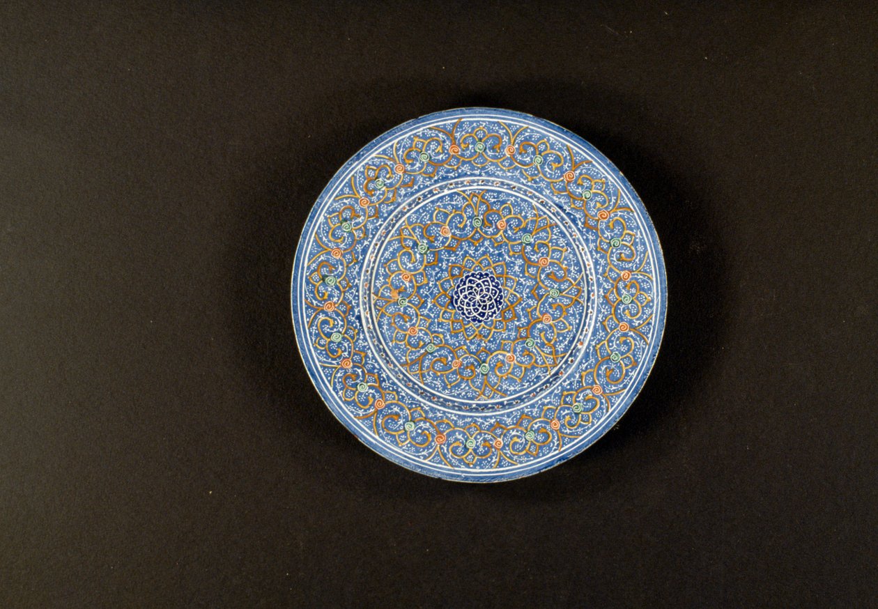 Decorated plate, Iran by Unbekannt Unbekannt: Fine art print