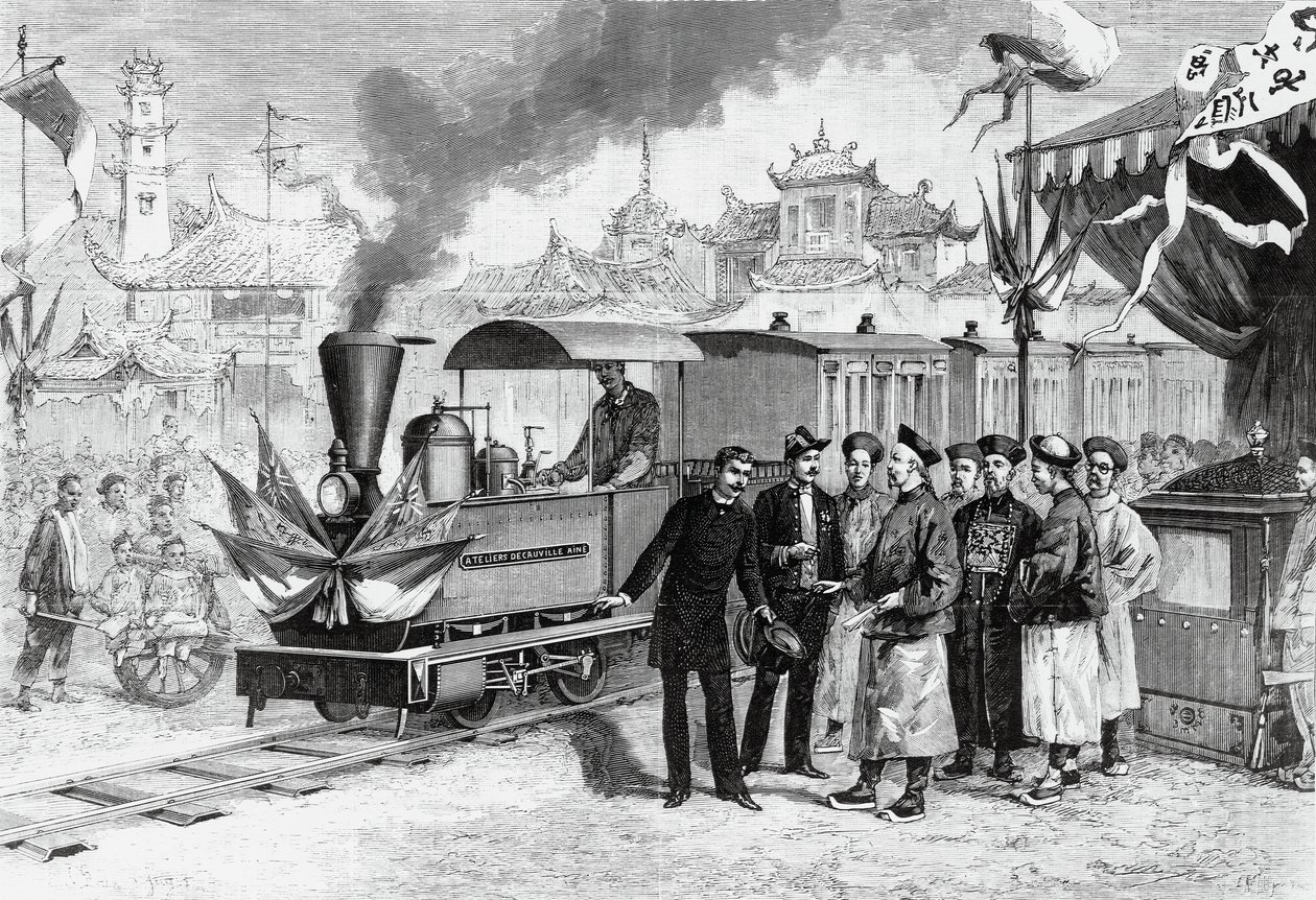 Inauguration of first French railway in China linking Tianjin to ...