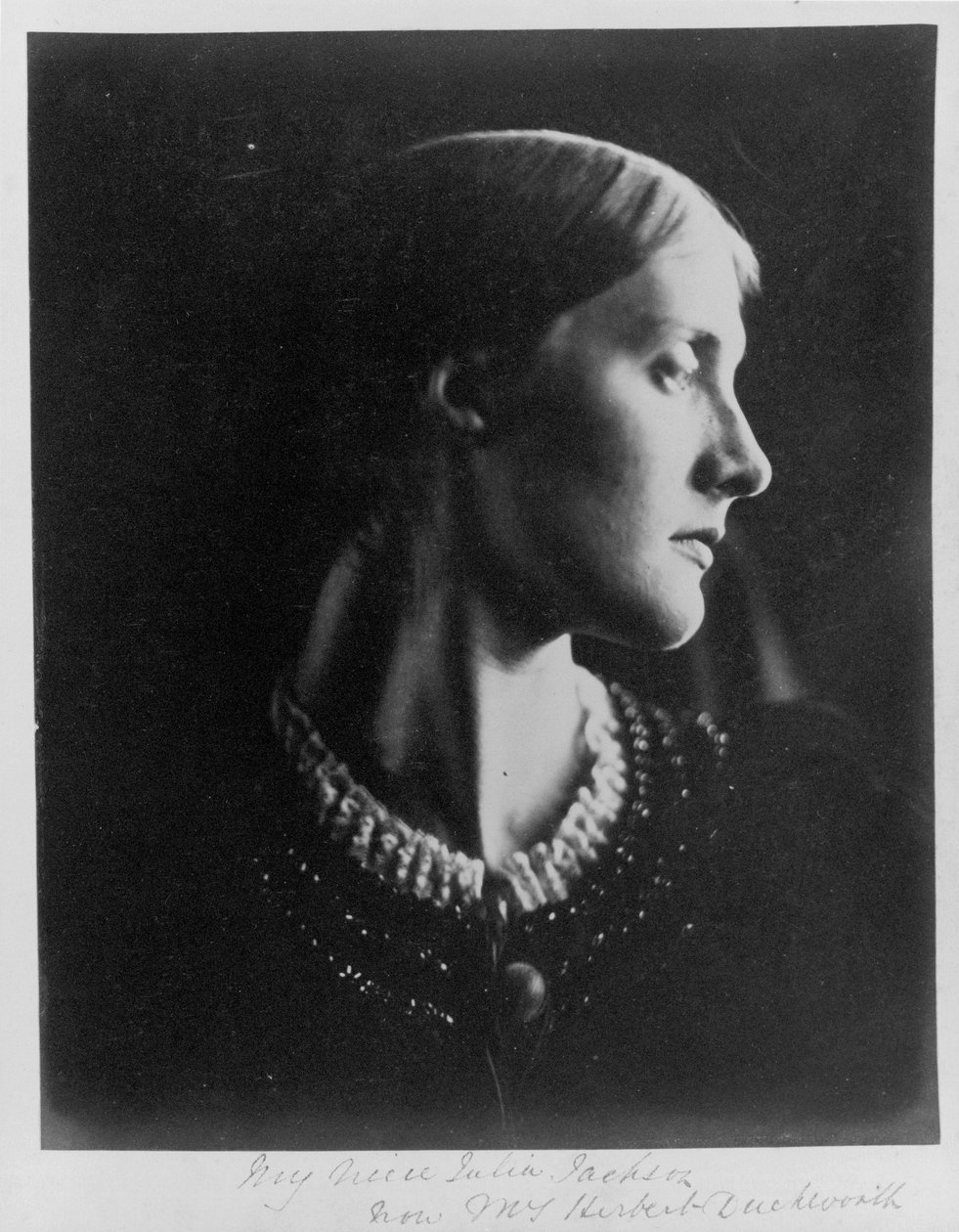 Julia my niece now Mrs Duckworth, April 1867