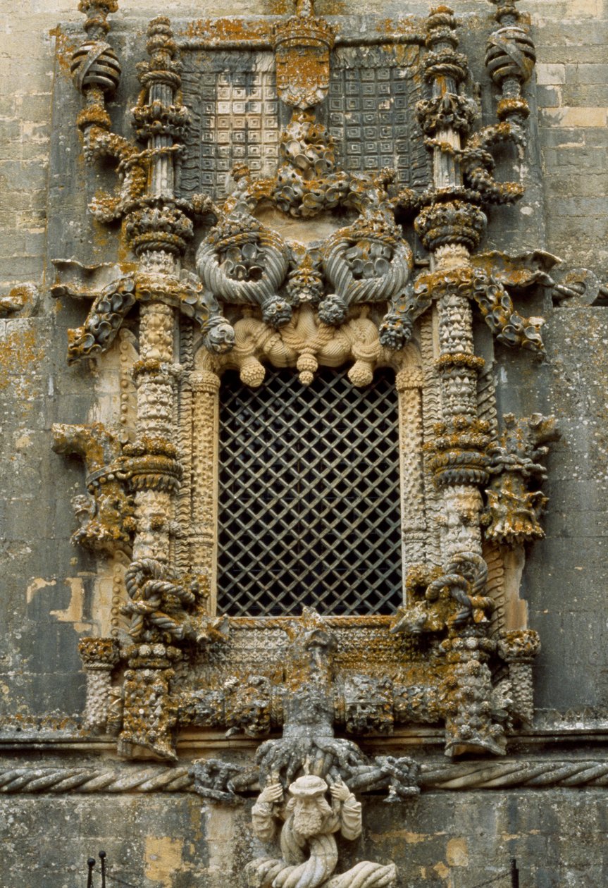 Manueline window of Convent of Order of Christ, Tomar
