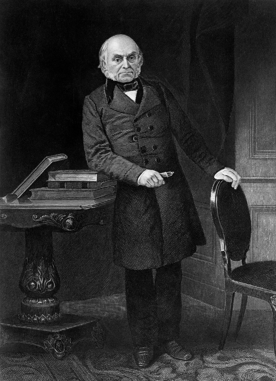 Portrait of John Quincy Adams (1767-1848), American politician and ...