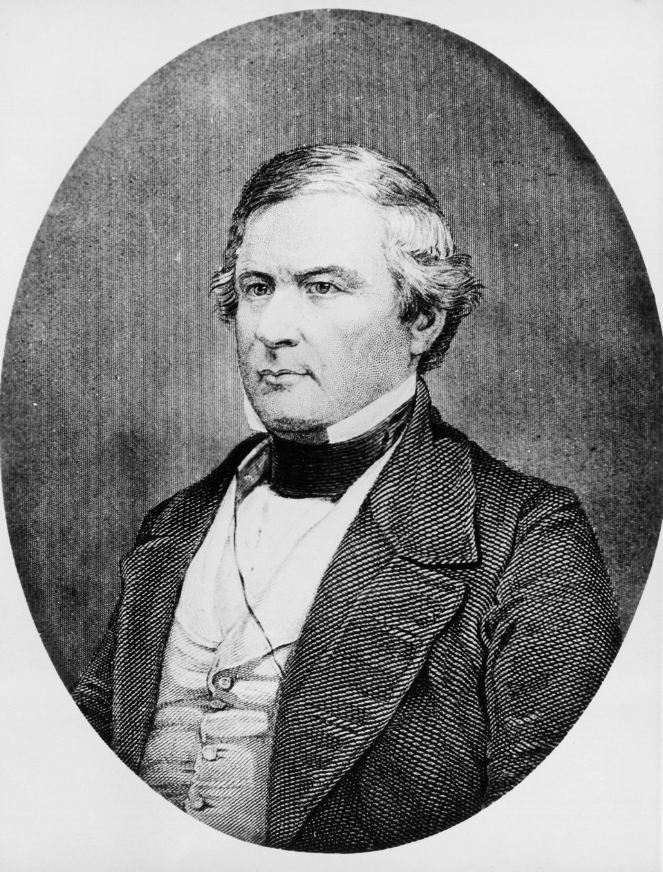 Portrait of Millard Fillmore, American lawyer and politician who served ...