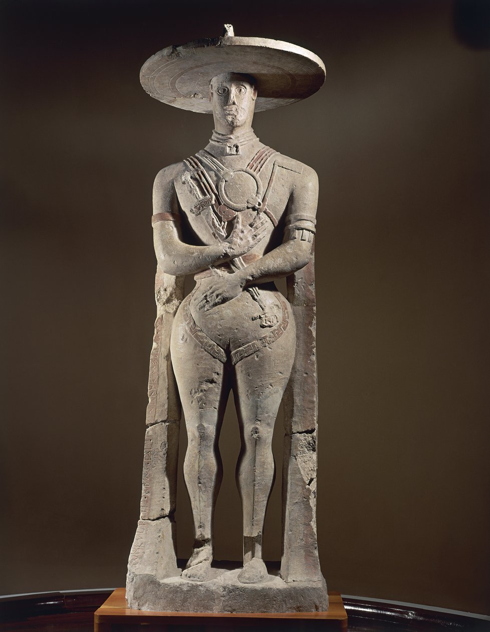 Sculpture of a warrior of Capestrano (4th BC)