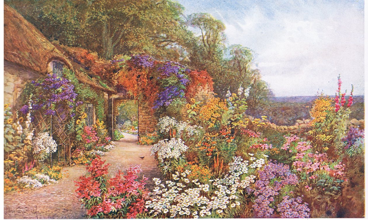 An Old Garden, from The Gardens of England: In the Southern and Western ...