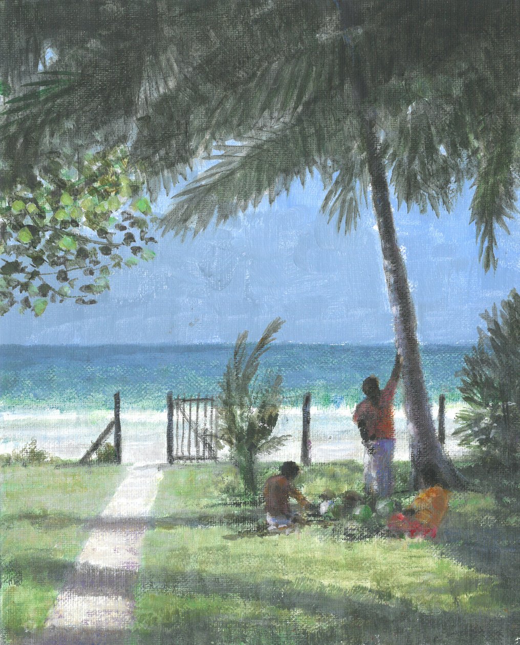 Coconut Man Calls, Sri Lanka, 2015 by Lincoln Seligman