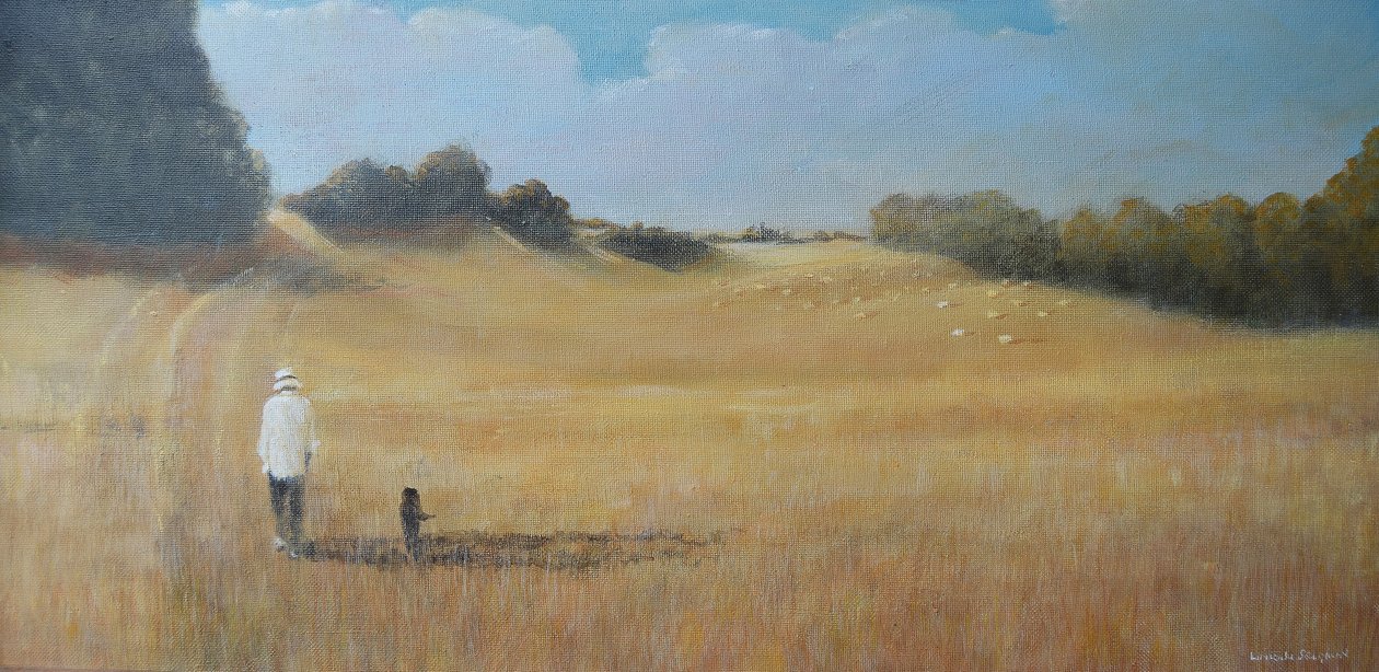 Dog Walk, Holwell by Lincoln Seligman: Buy fine art print