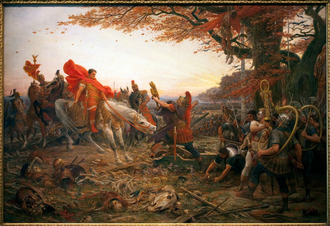 Germanicus after the Disaster of Varus by Lionel Noel Royer