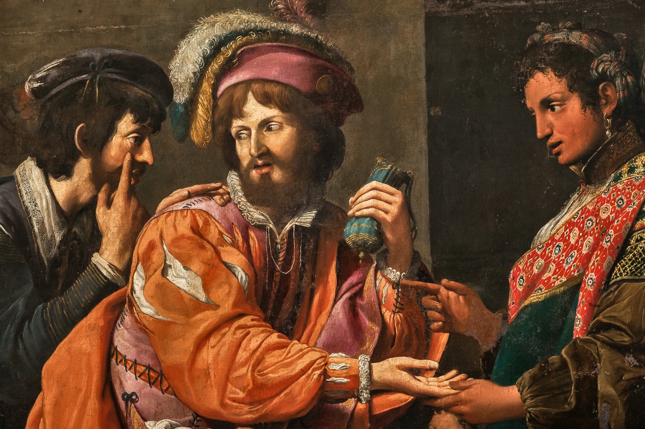 Buona Ventura (detail) by Lionello Spada: Fine art print