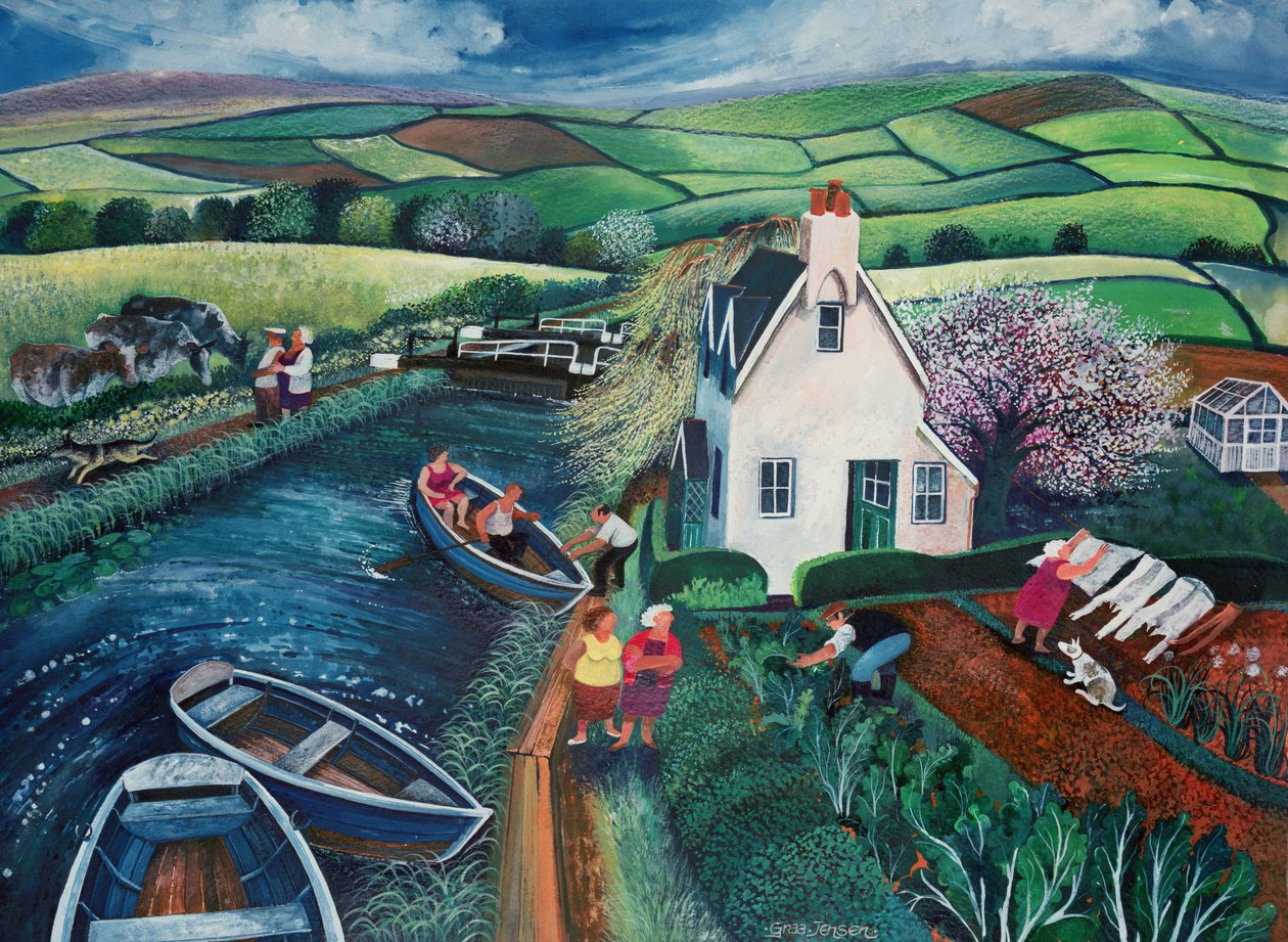 St Catherines Lock by Lisa Graa Jensen: Buy fine art print