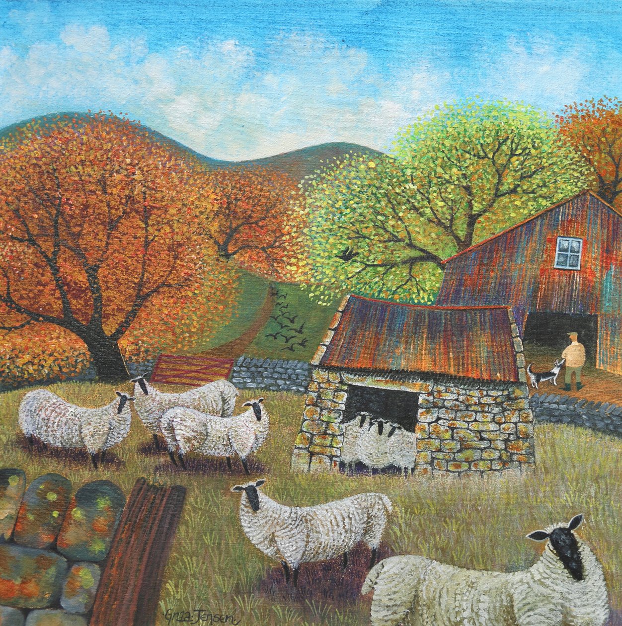 Sheep Hut by Lisa Graa Jensen: Buy fine art print