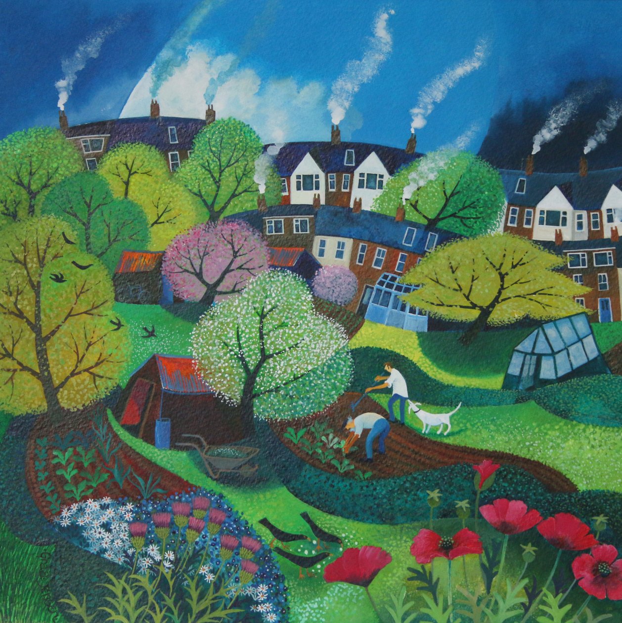 Veggie Patch, 2015 by Lisa Graa Jensen: Buy fine art prints