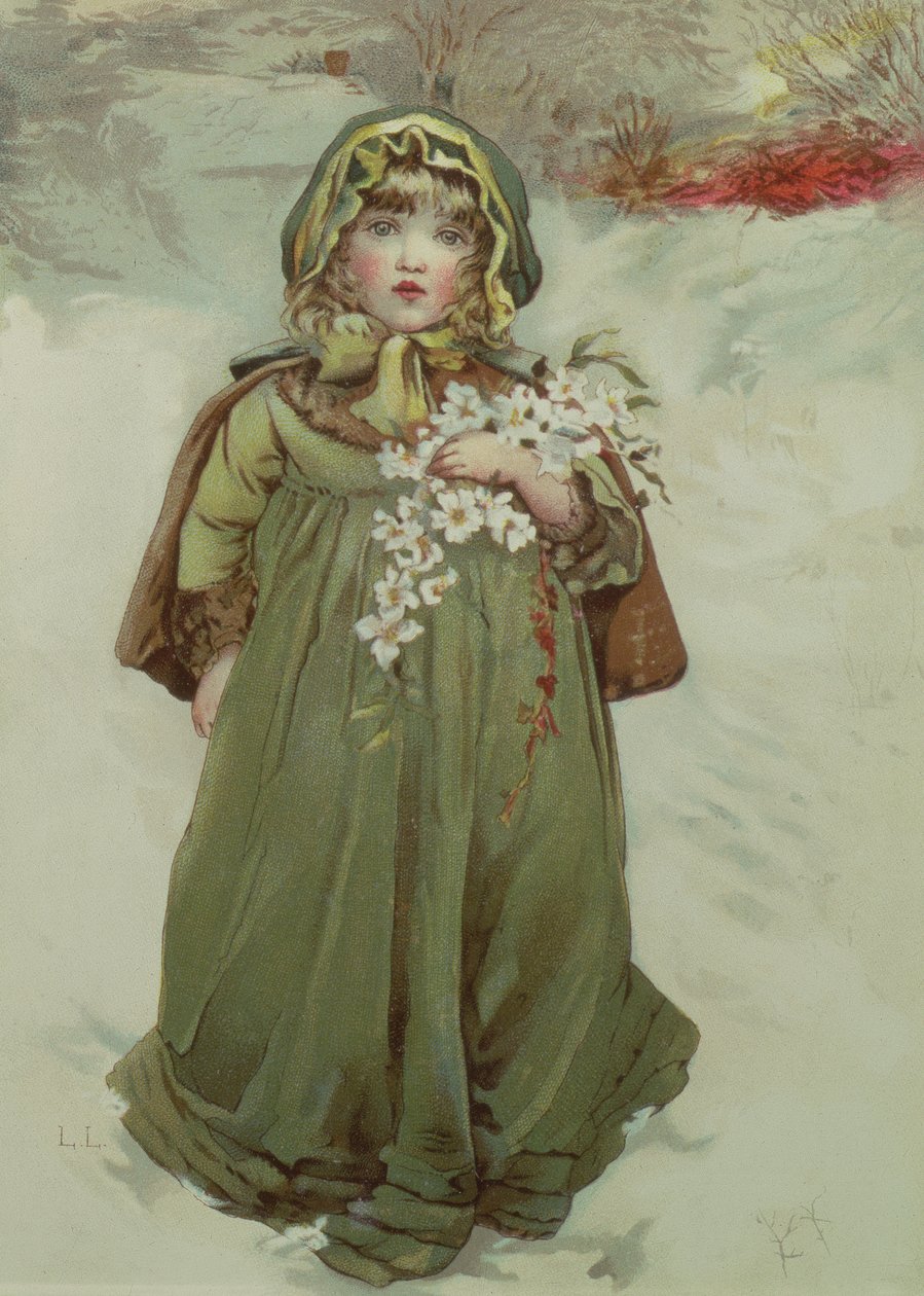 Frontispiece from Christmas Roses by Lizzie Mack