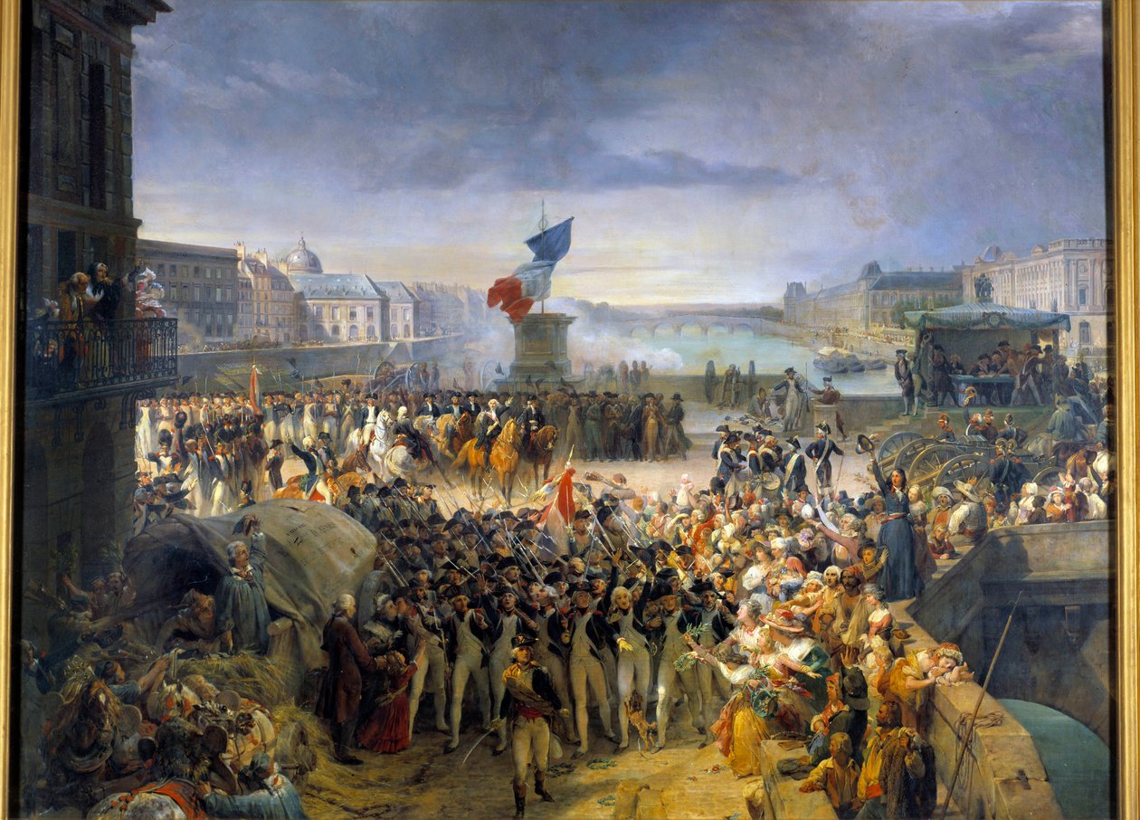 The National Guard of Paris Assembled on Pont Neuf