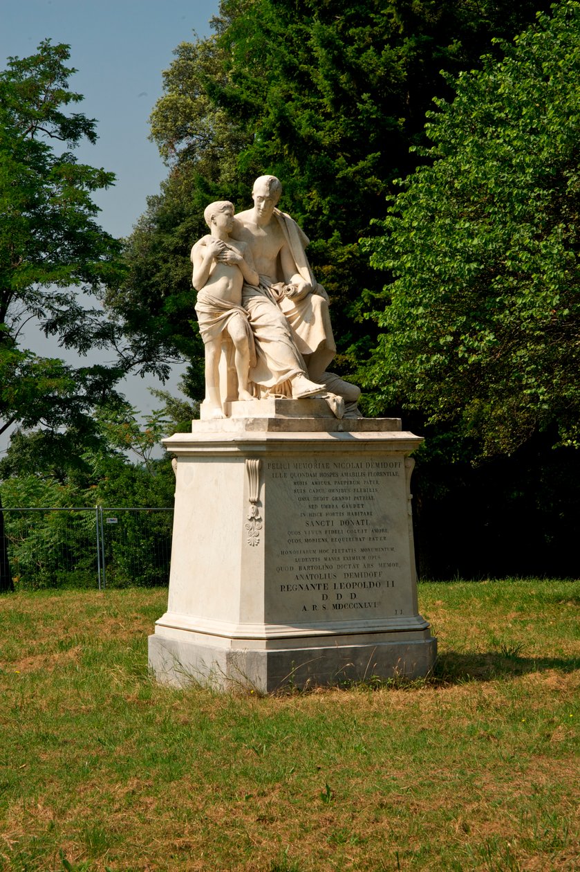 Monument to Nicola Demidoff by Lorenzo Bartolini