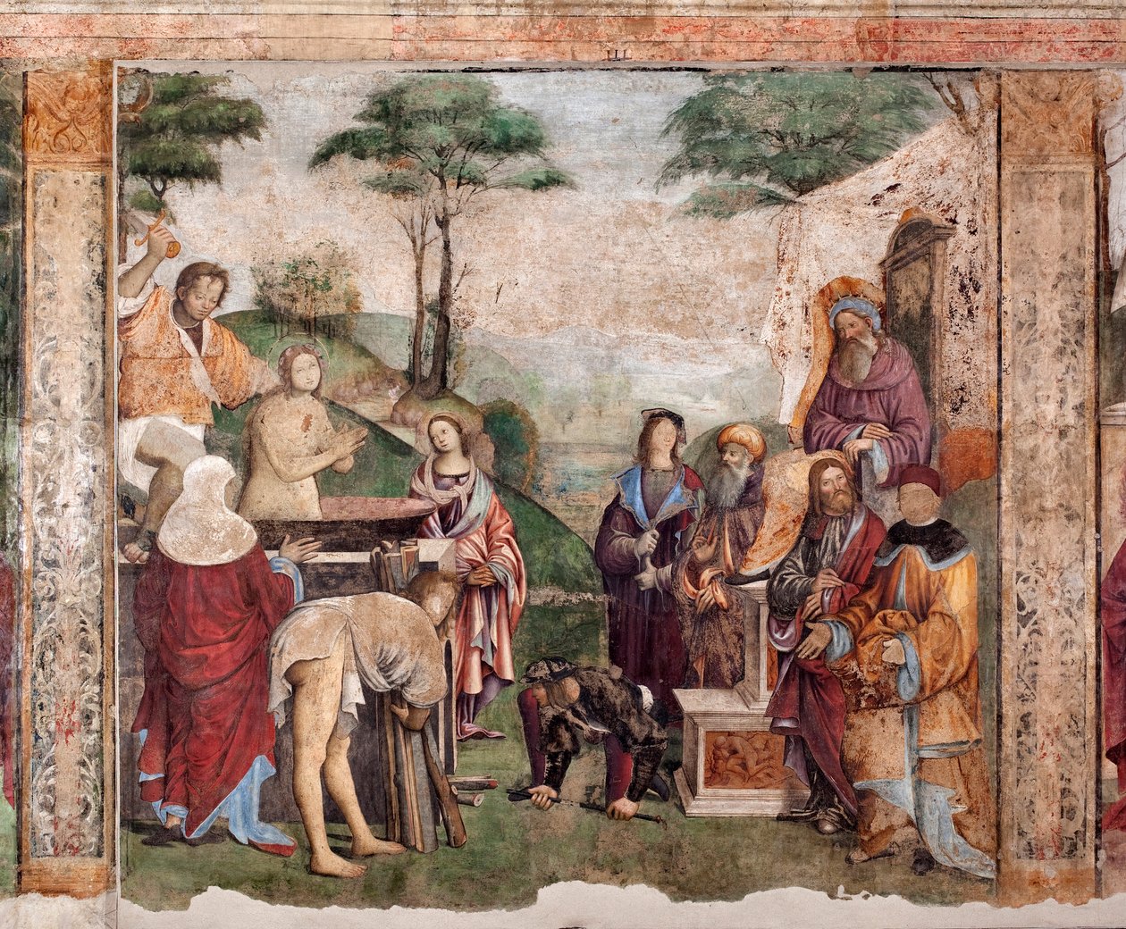 Life of St Cecilia: Martyrdom of the Saint by Lorenzo Costa