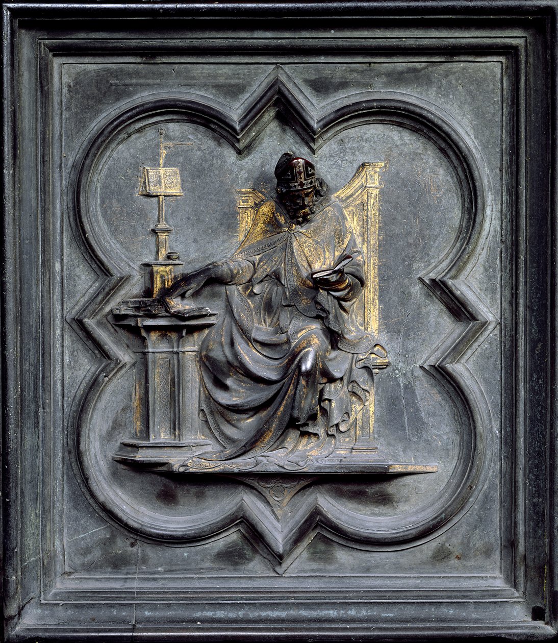 St Ambrose by Lorenzo Ghiberti: Buy fine art print