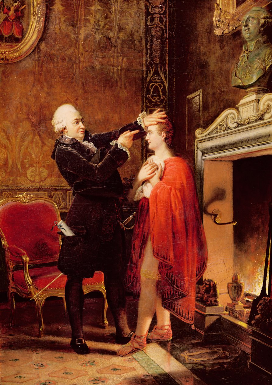 Jean-Francois Ducis Telling the Future of the Actor, Talma, by Reading ...