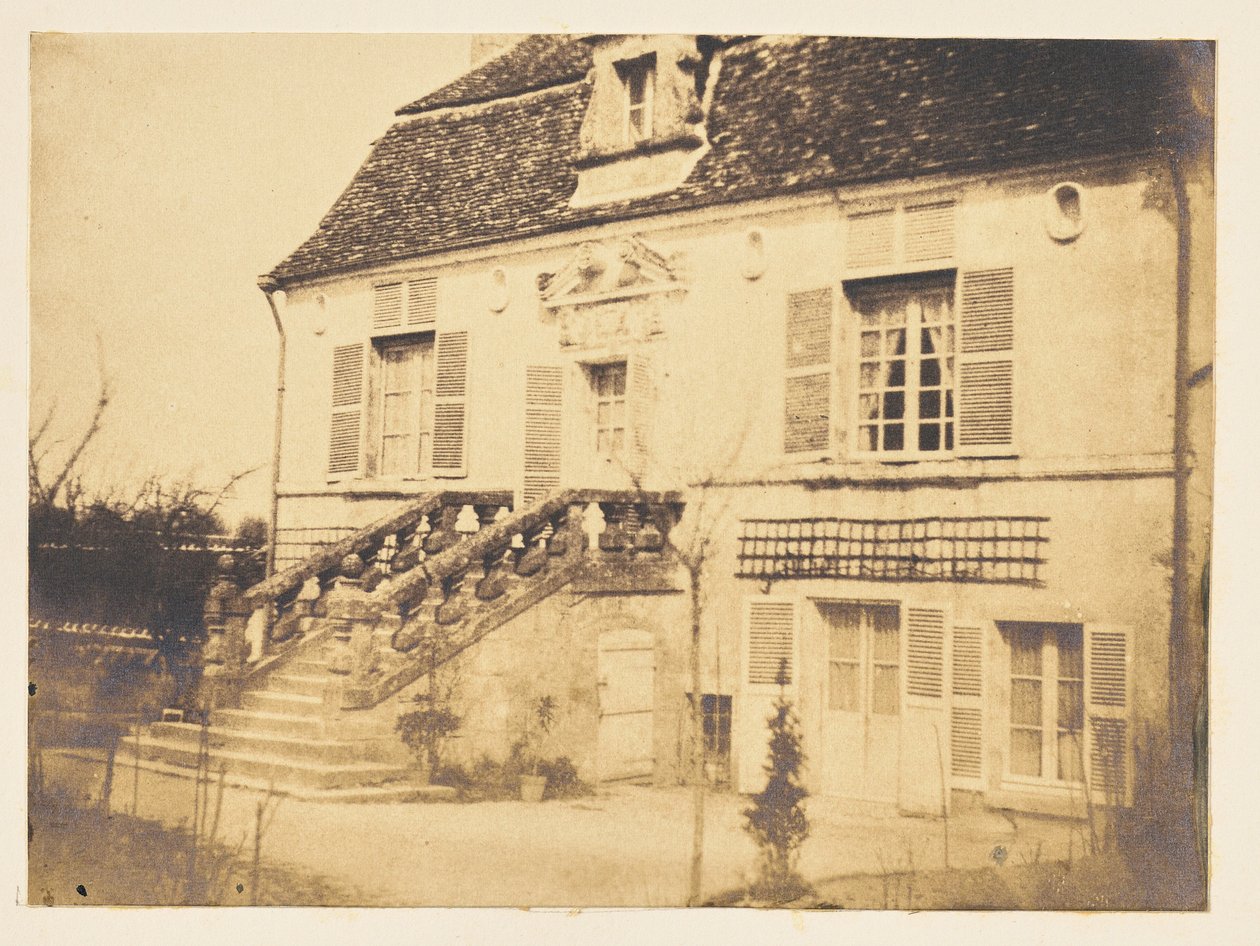 House in a Park by Louis Alphonse Davanne: Fine art print