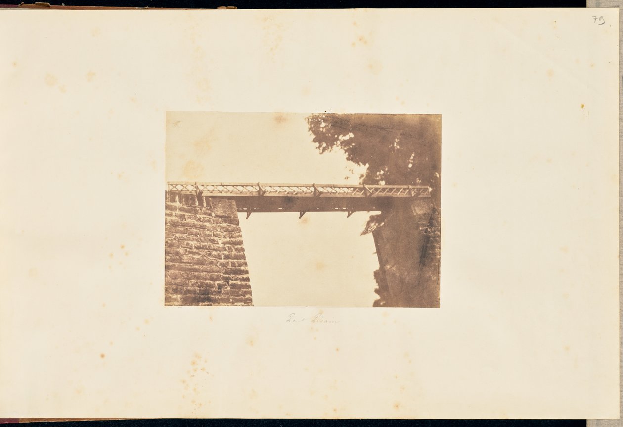 Perain Bridge by Louis Alphonse Davanne: Fine art print