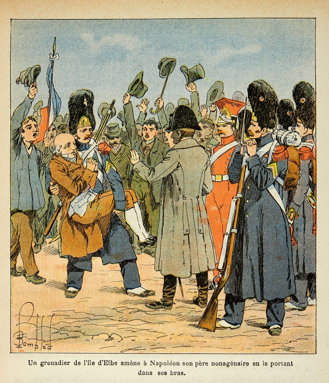 Illustration by Louis Bombled from the book The Memorial of Saint ...