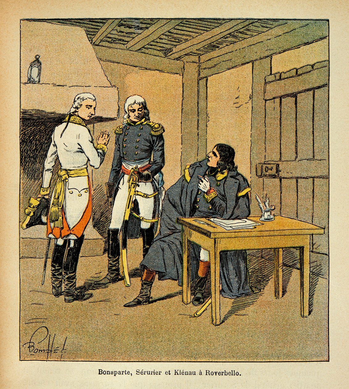 Illustration by Louis Bombled from the book 'The Memorial of Saint ...