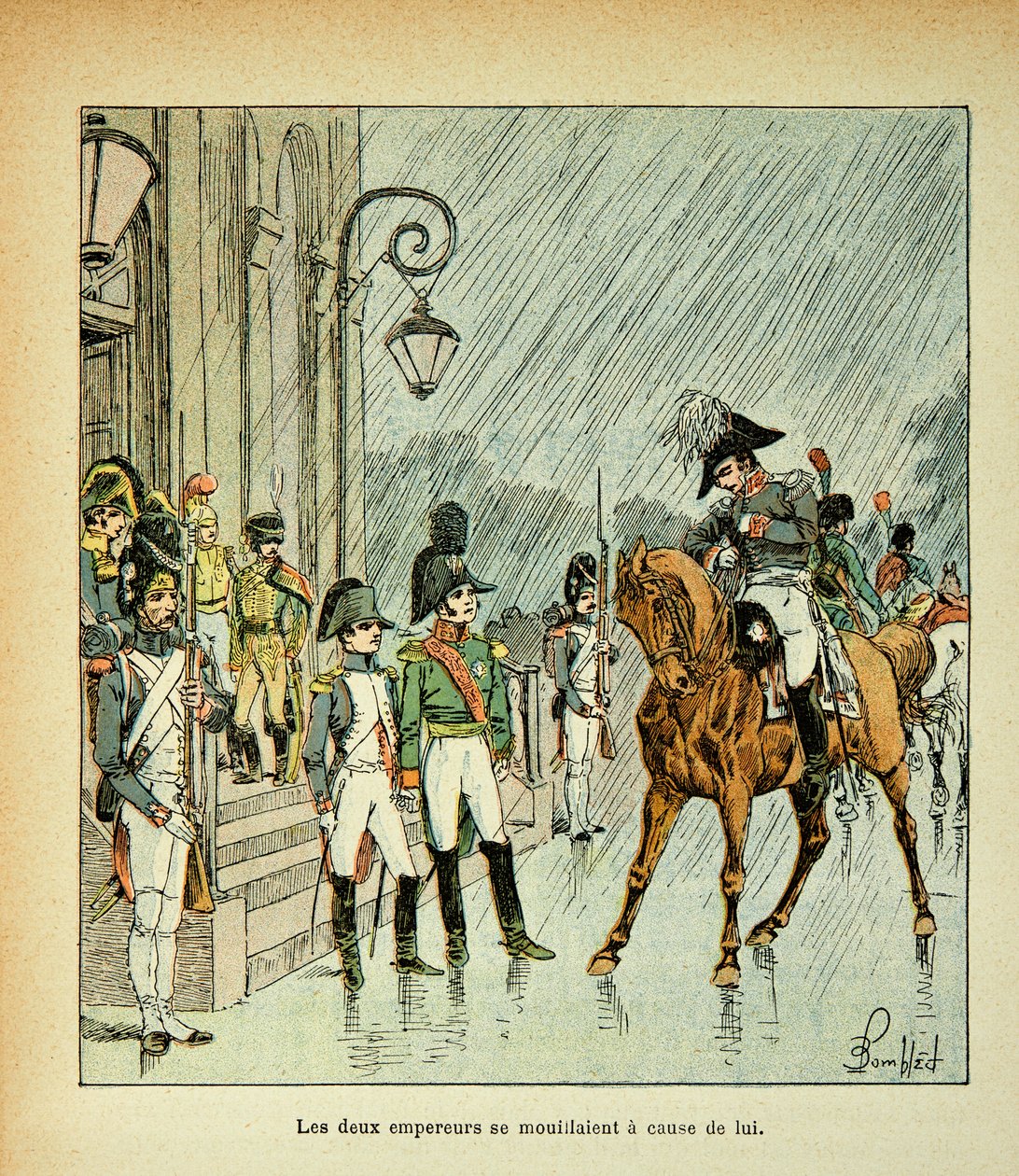 Emperor Napoleon, King of Prussia, and Tsar Alexander I at the Tilsit ...