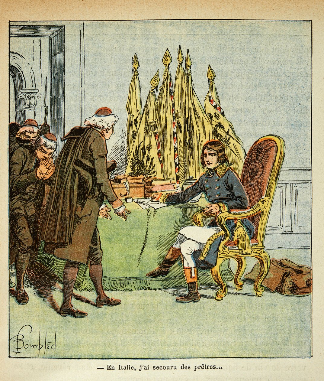 Illustration by Louis Bombled from the book The Memorial of Saint ...