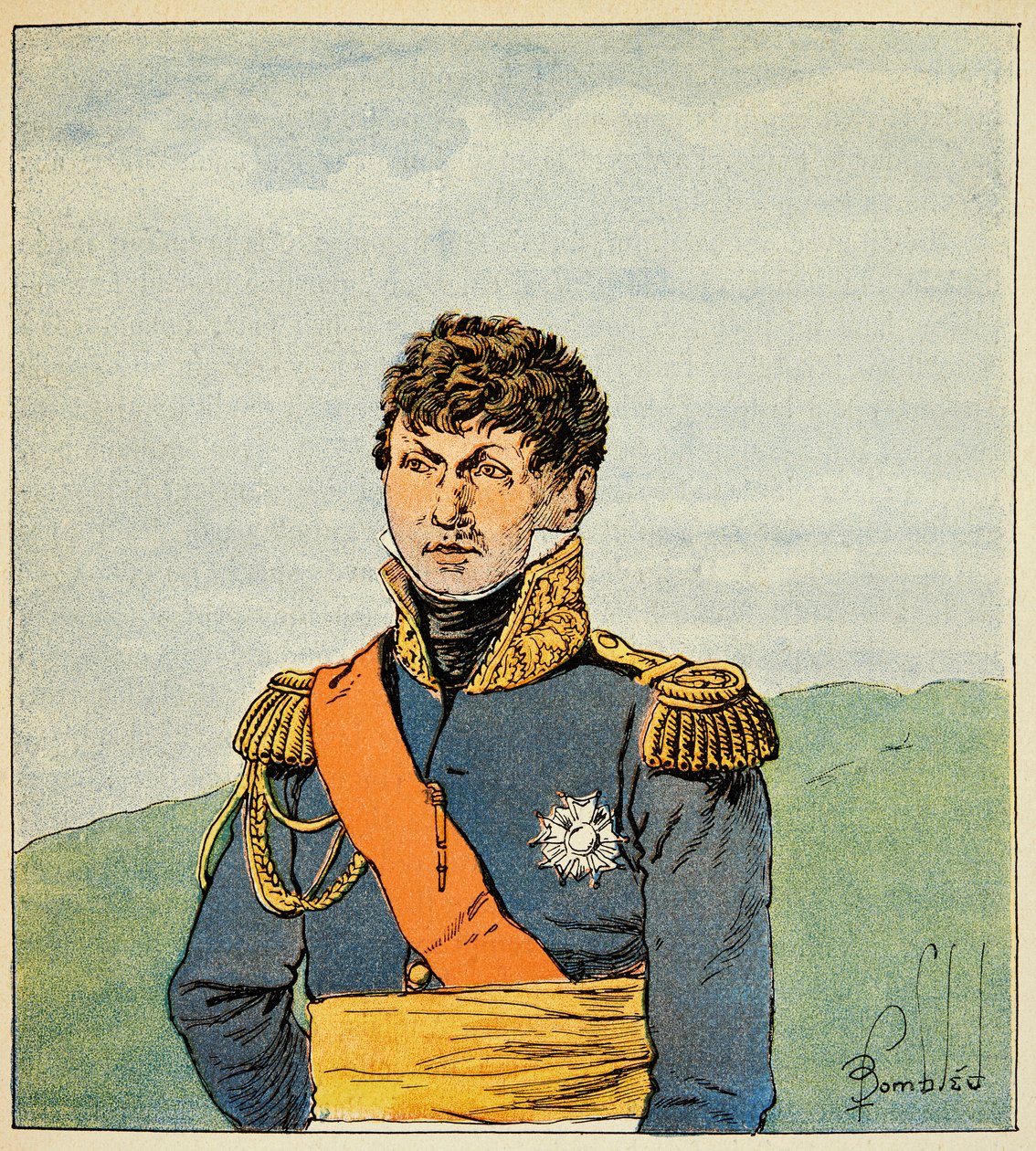 Portrait of Marshal Victor (Claude Victor Perrin) from the book 'The ...