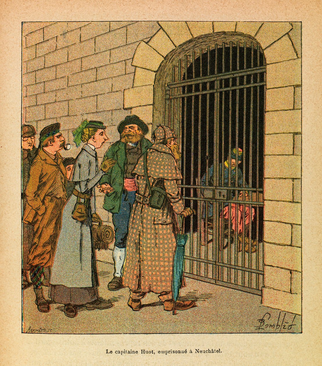 The Eastern Army: Captain Huot Imprisoned in Neuchatel
