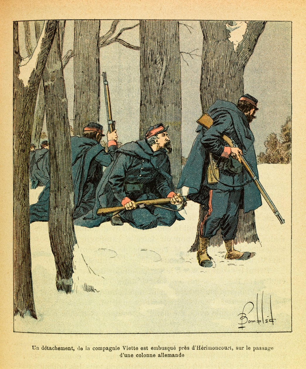January 1871, a detachment of the Viette Company was ambushed near ...
