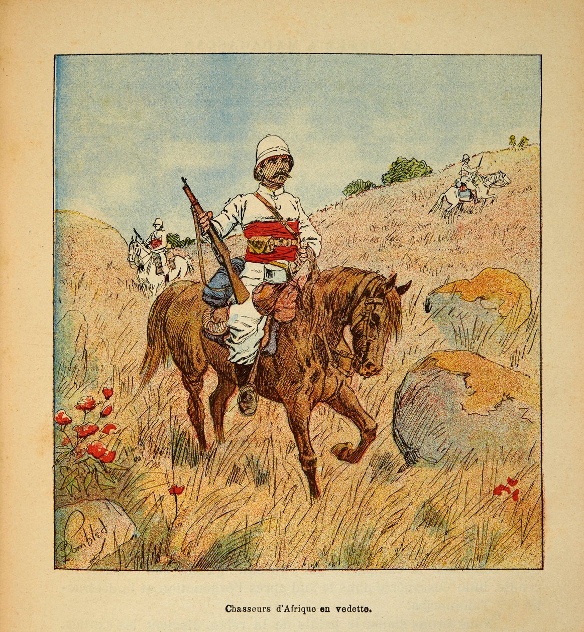 Hunter of Africa in Scout in Madagascar in 1895