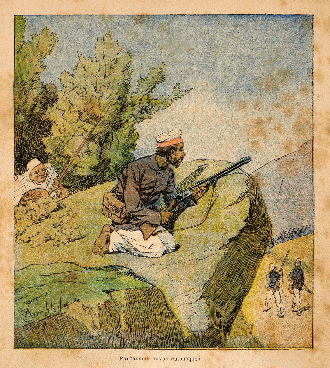 The War in Madagascar: Hovas Ambushes