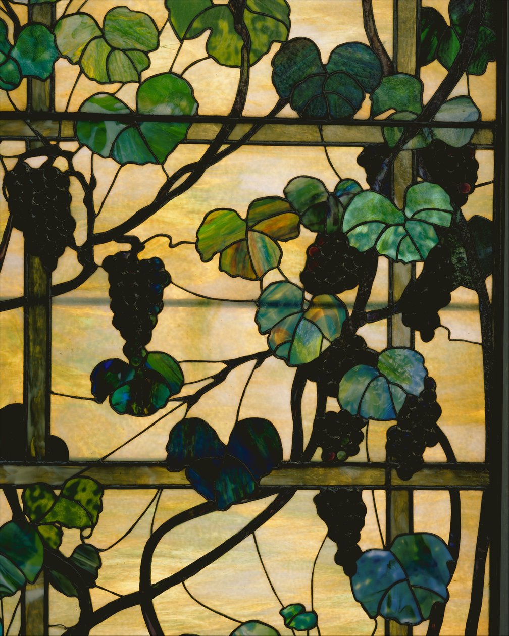 Grapevine Panel by Louis Comfort Tiffany: Fine art print