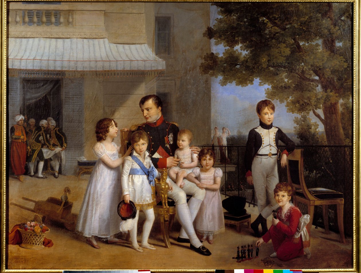 Emperor Napoleon I Surrounded by the Children of His Family on the ...