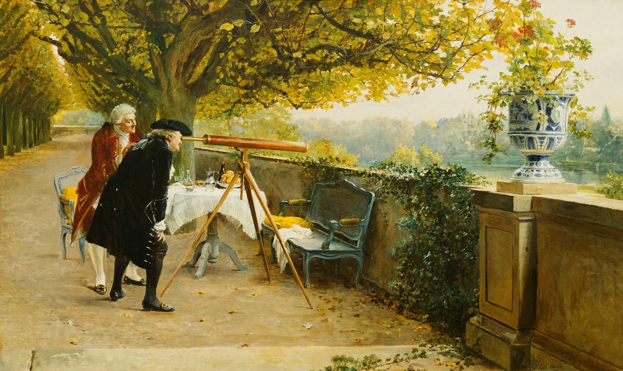 The Voyeurs by Louis Emile Adan: Premium art reproduction