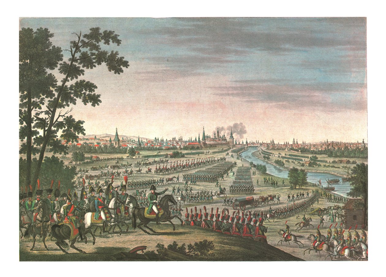 Entry of the French into Moscow, 14 September 1812, c. 1850