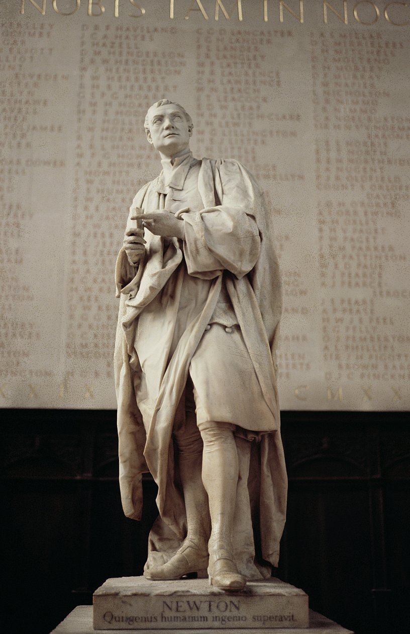 Sir Isaac Newton (Marble) by Louis-Francois Roubillac