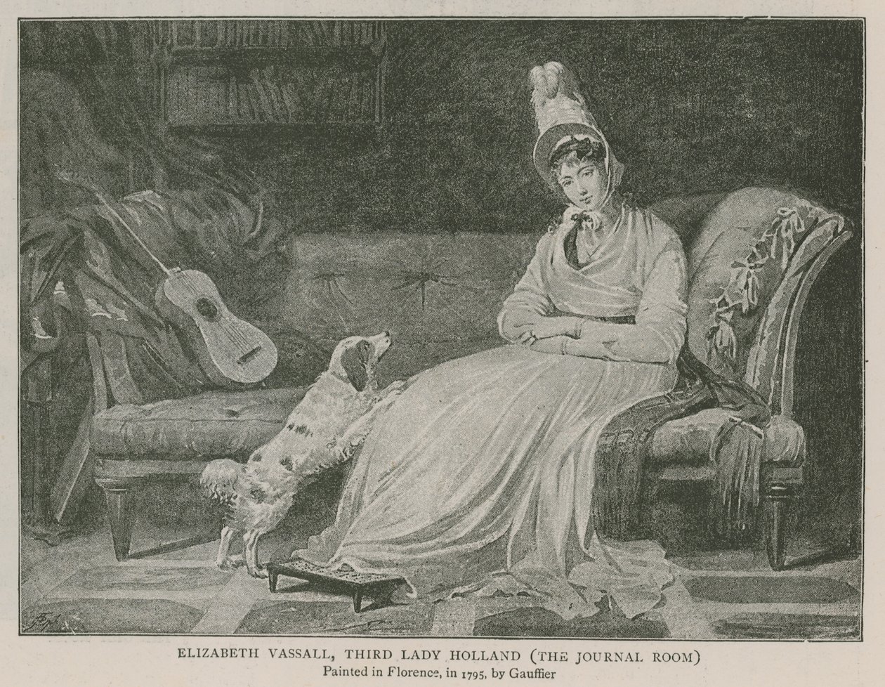 Elizabeth Vassall, third Lady Holland by Louis Gauffier
