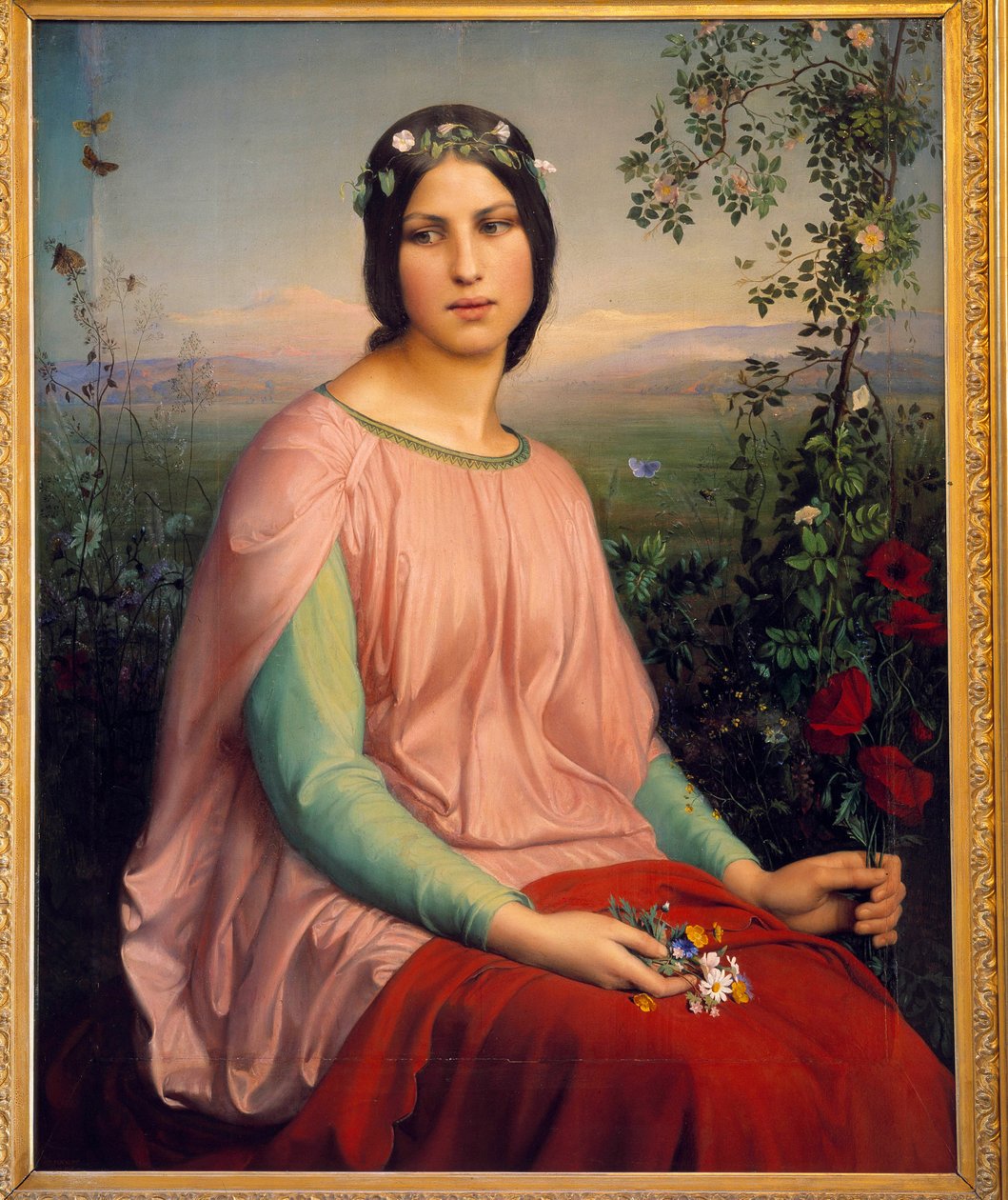Field Flowers by Louis Janmot: Premium art reproduction