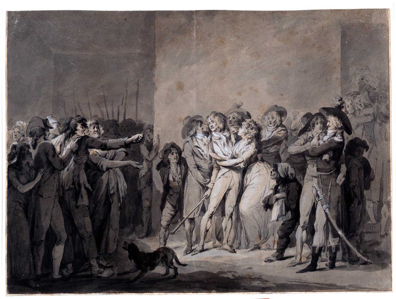 The Arrest of Charlotte Corday (1768-1793) After the Murder of Marat