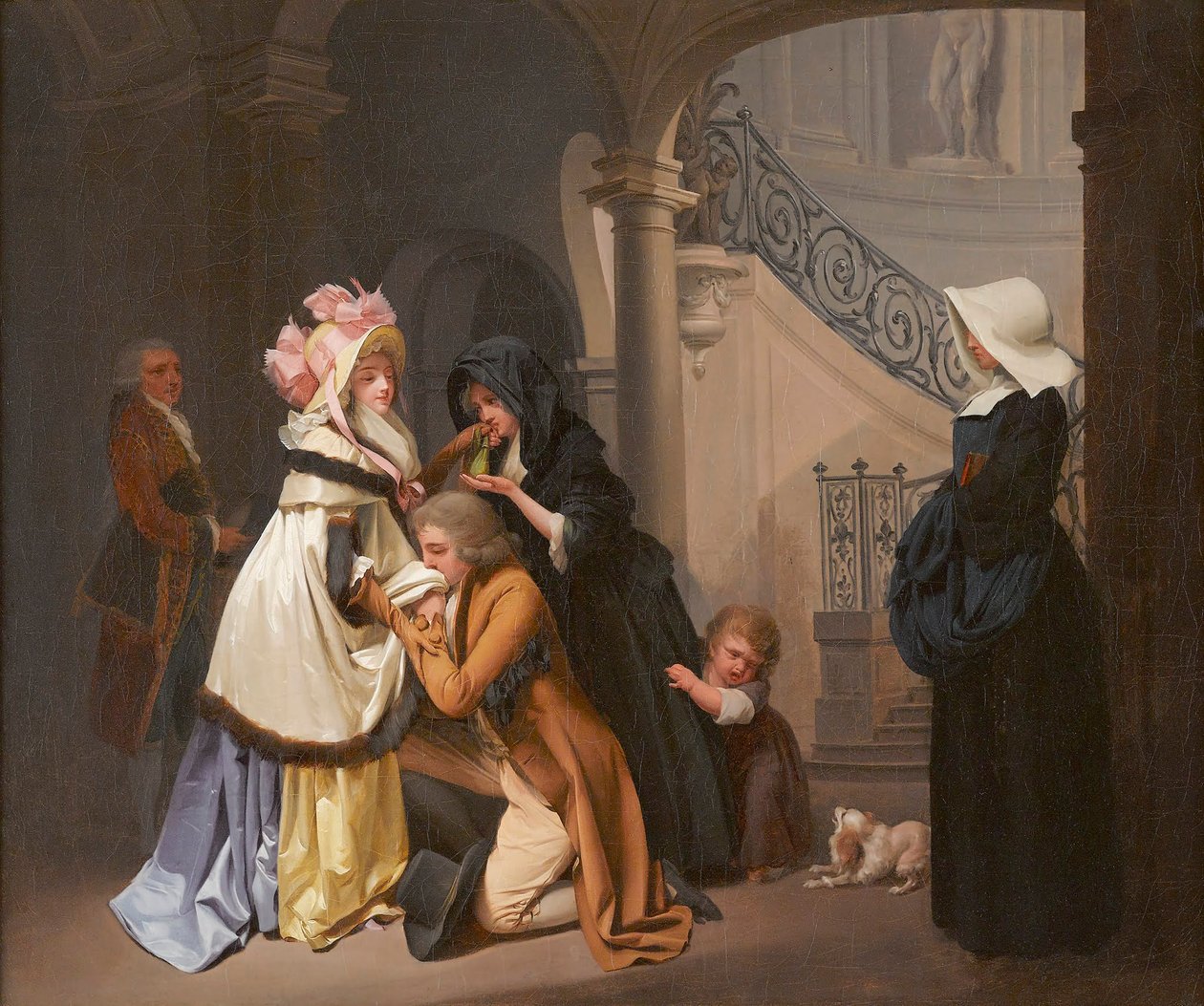 Heart Recognition by Louis Leopold Boilly: Fine art print