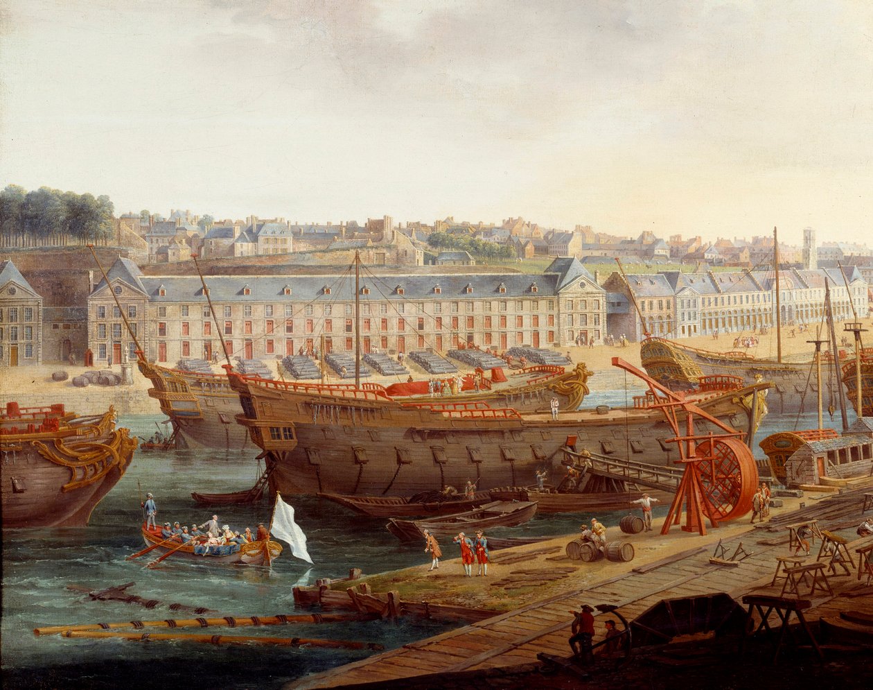 Shipyard: 'The Port of Brest' (Detail)