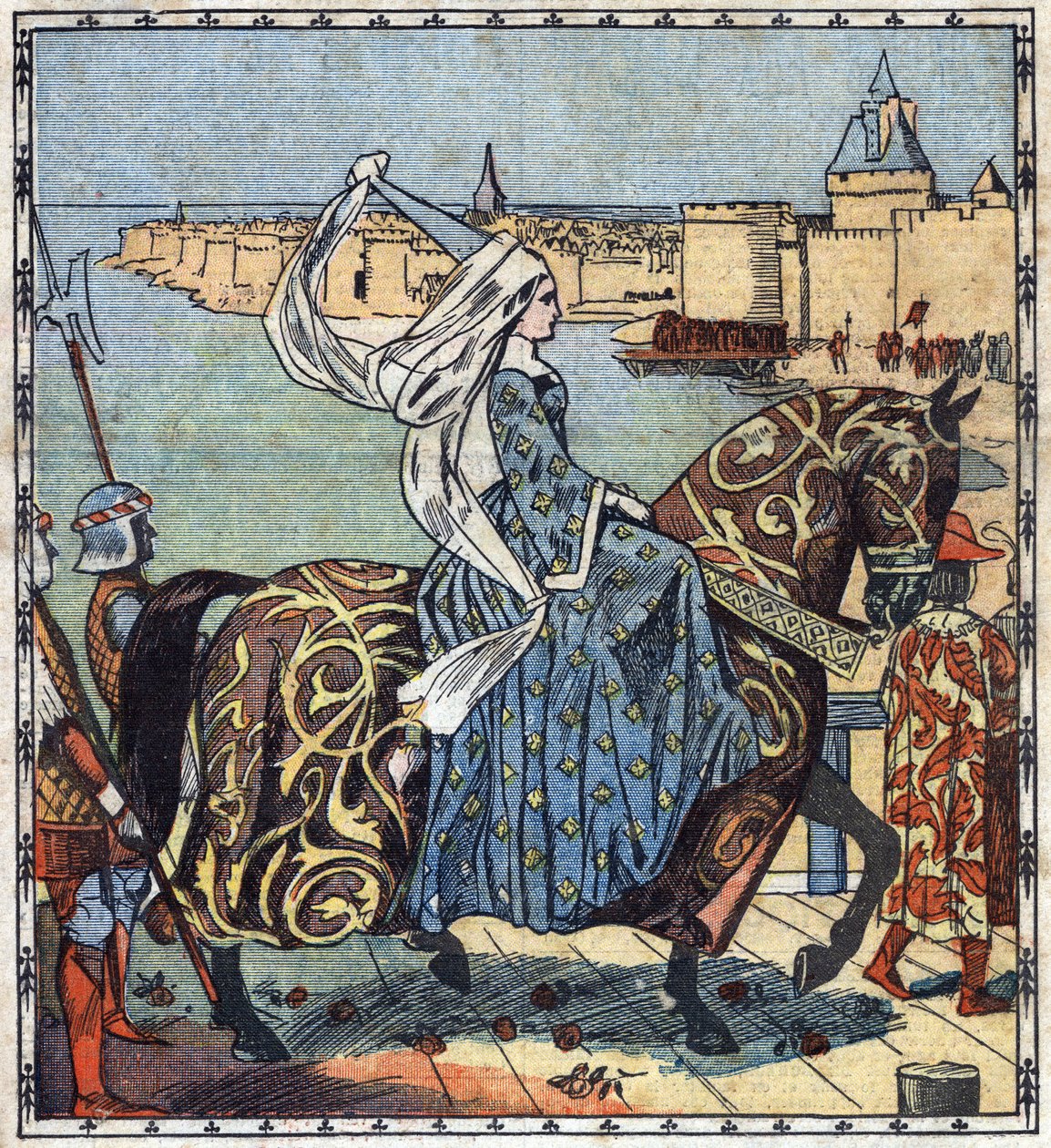 Anne, Duchess of Brittany by Louis Roger: Fine art print