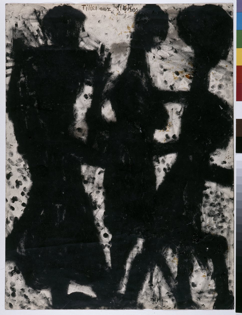 Girls in the vineyards by Louis Soutter: Fine art print