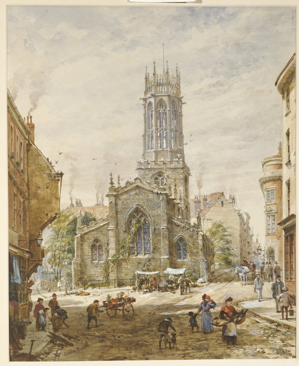 All Saints Pavement, York by Louise Ingram Rayner