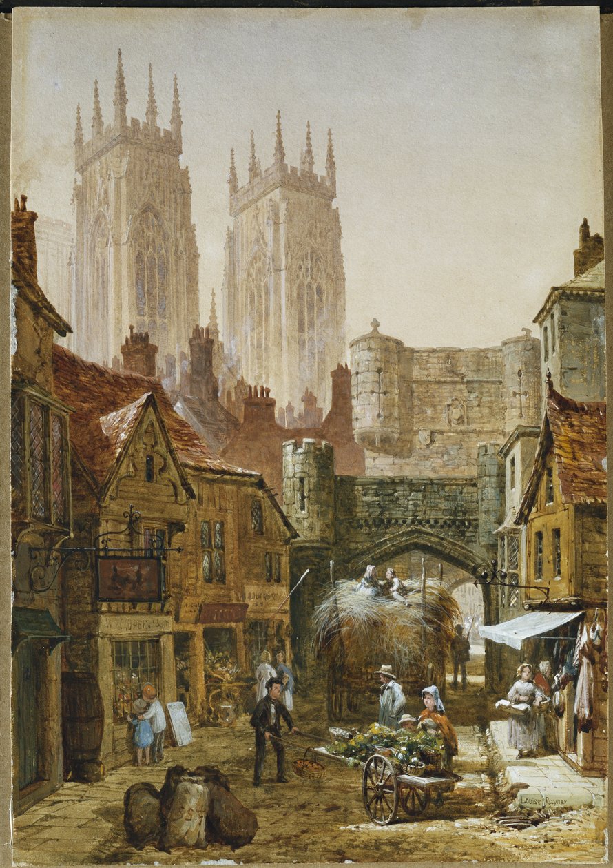 Bootham Bar, York by Louise Ingram Rayner: Fine art print