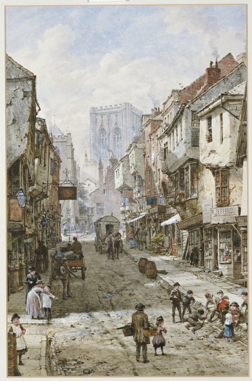 Foss Gate, York by Louise Ingram Rayner: Fine art print