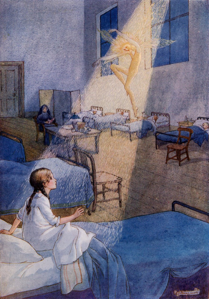 The Sand Fairy, from the picture by Louise Jacobs from the book 'Princess Marie-José's Children ...
