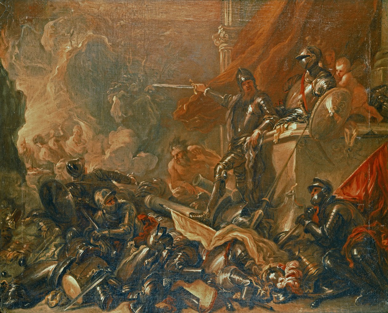 Vulcan's Forge by Luca Giordano: Buy fine art print